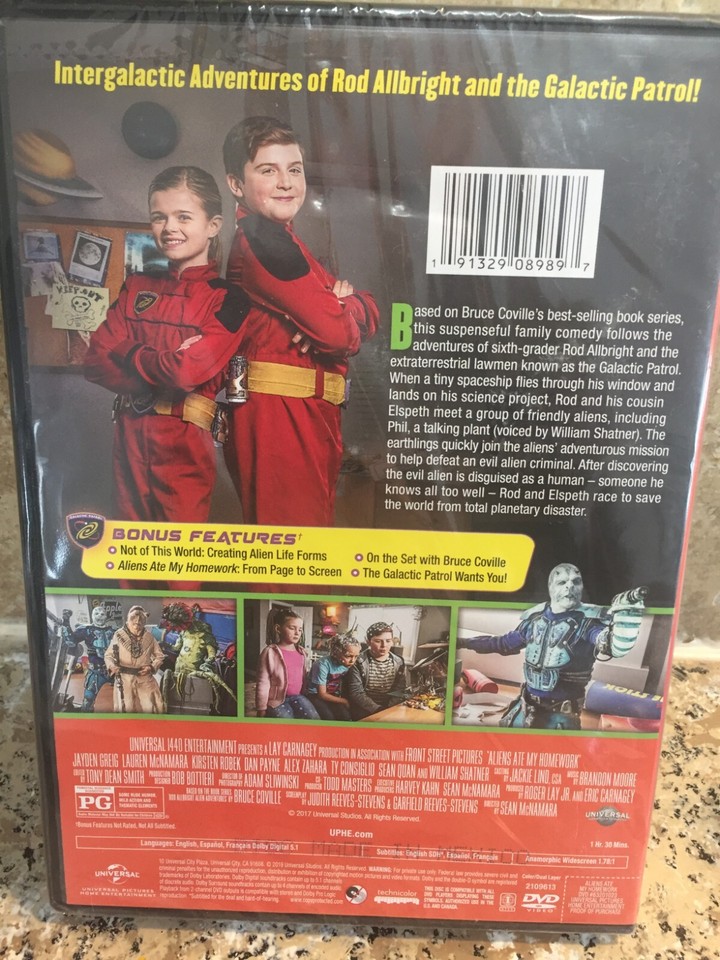 Aliens Ate My Homework DVD / NEW FACTORY SEALED! Ships free with ...