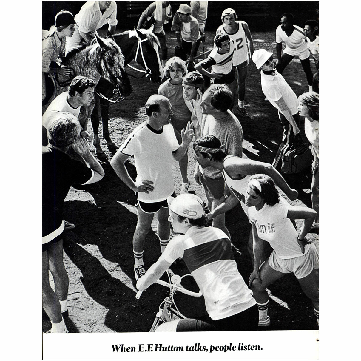 1978 EF Hutton: When EF Hutton Talks People Listen Horse Vintage Print ...