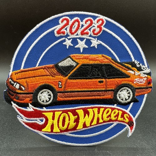 2023 Hot Wheels ORANGE 93 FORD MUSTANG PATCH Collectors Convention 37nd ...