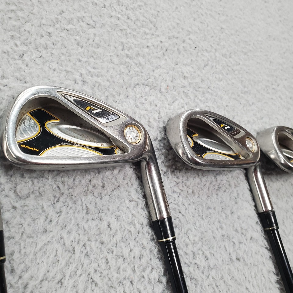 TaylorMade r7 Draw Iron Set 3,5,6,7,8,9 Reax 55 R Flex RH 6Pc | eBay