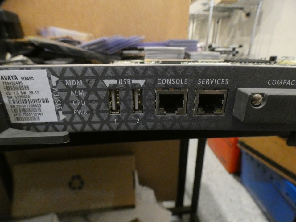 Avaya MB450 Module for Avaya G430 G450 Media Gateway 700432495 Control ...