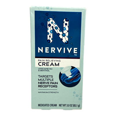 Nervive Pain Relieving Cream Maximum Strength 3.0oz./85.1g New | eBay