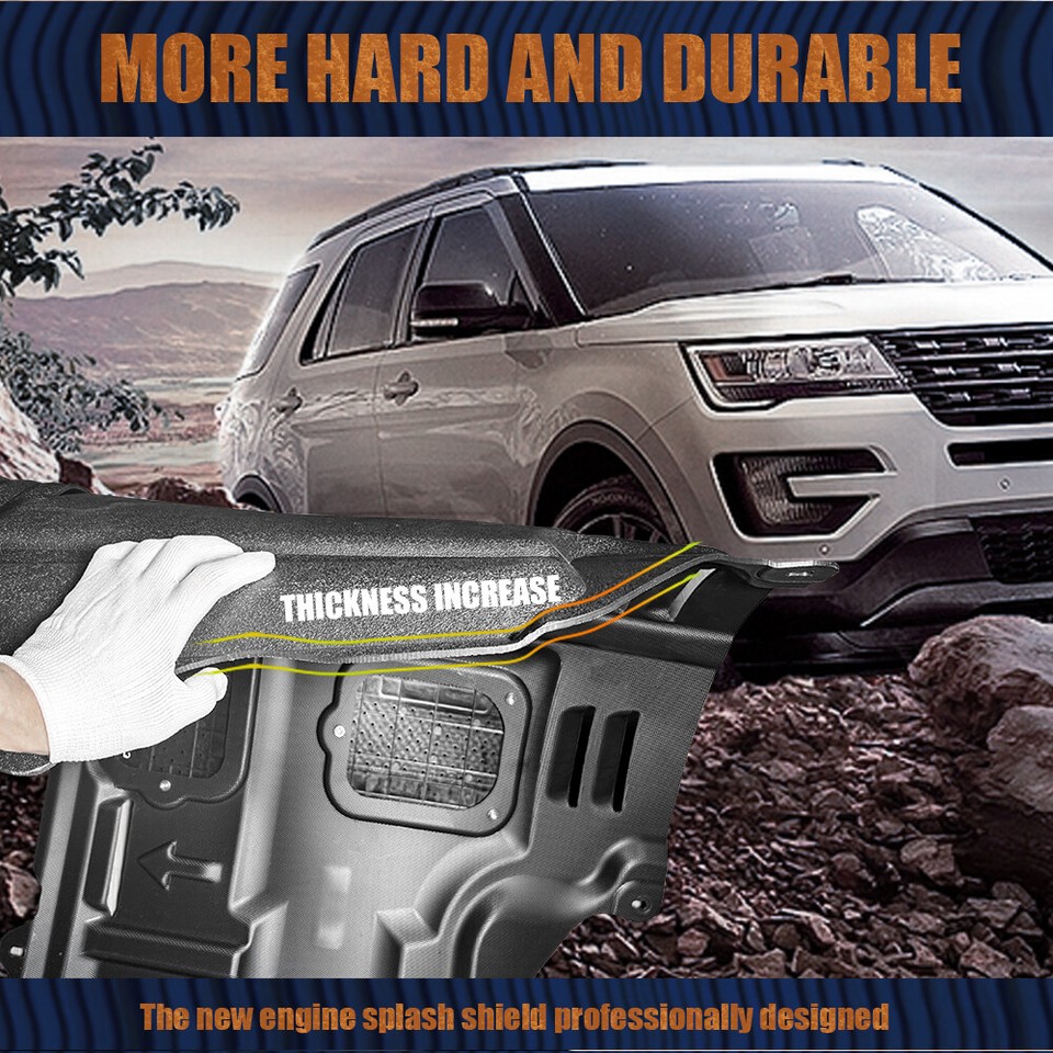 For Ford EcoSport 2019-2021 Front Engine Splash Shield Engine Cover ...