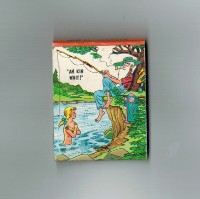 Chevrolet Vintage Matchbook Cartoon "Ah Kin Wait" Your Salesman Stan ...