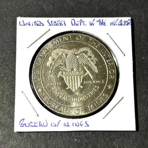 Token-Medal Bureau Of Mines-USDOI-Albany Metallurgy Research Center | eBay
