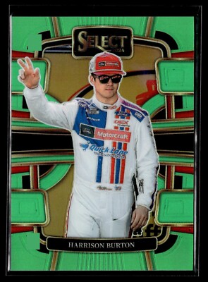 2024 Panini Select Racing Neon Green Prizm #51 Harrison Burton /75 | eBay