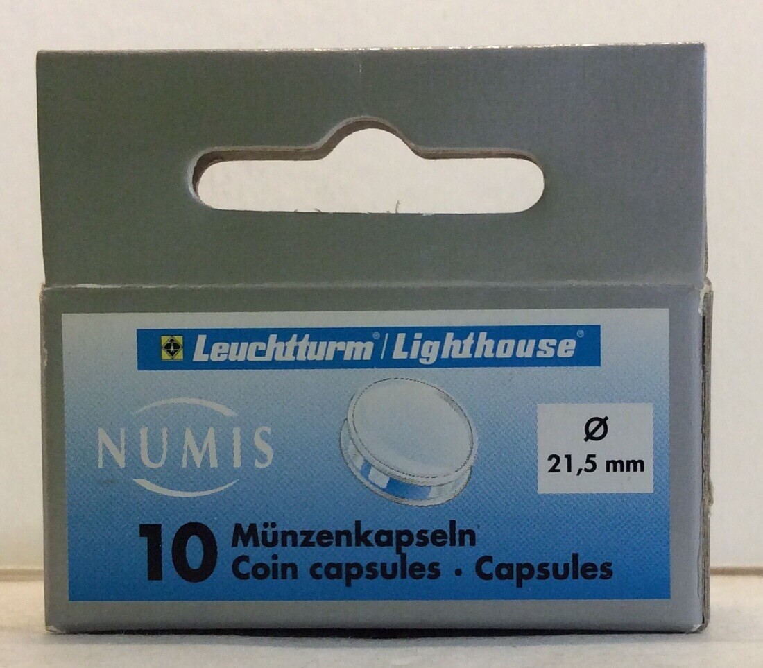 Lighthouse Numis 21.5mm Coin Capsule (10) Nickel | eBay