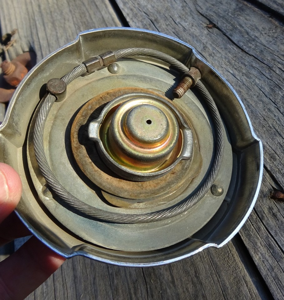 Vintage 1960s FORD MUSTANG Gas Cap / Fuel Cap Original OEM | eBay