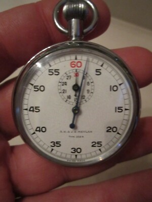 A.R. & J. E. MEYLAN TYPE 202A SWISS MADE MECHANICAL WIND UP STOPWATCH ...
