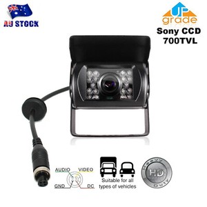 4PIN Heavy Duty Sony CCD Color Reversing Rear View Camera Waterproof ...