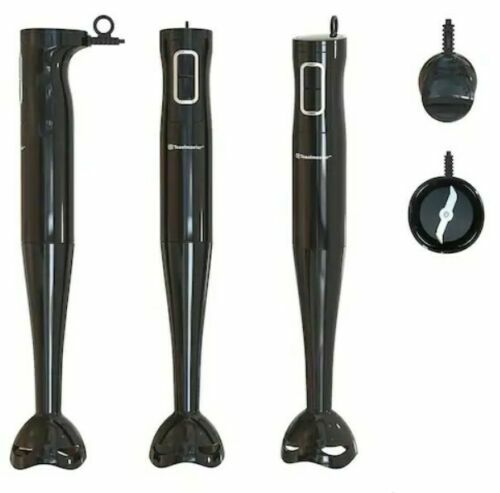 Toastmaster Immersion Hand Blender Mixer Black With 700ml Blending Cup ...