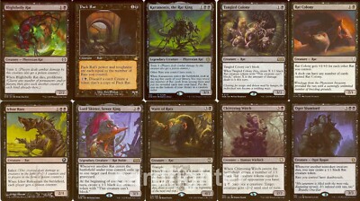 Rats Tribal Commander EDH Deck - Karumonix, the Rat King Poison Counter ...