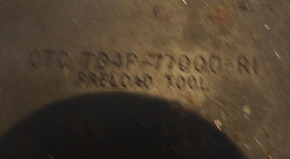 OTC TOOL T94P-77000-R TRANSMISSION PRELOAD TOOL ADAPTER/ALIGNER SET ...