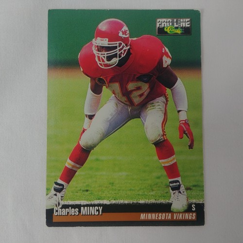 Charles Mincy 1995 NFL Trading Card #209 Classic Safety Minnesota ...