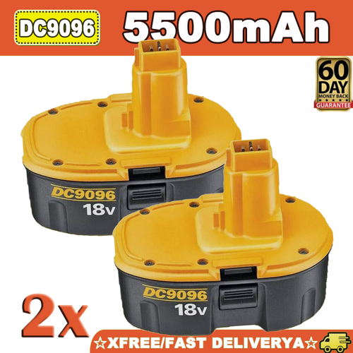2Pack 14.4 Volt Replacement For DEWALT DC9091 14.4V Battery DW9091 ...