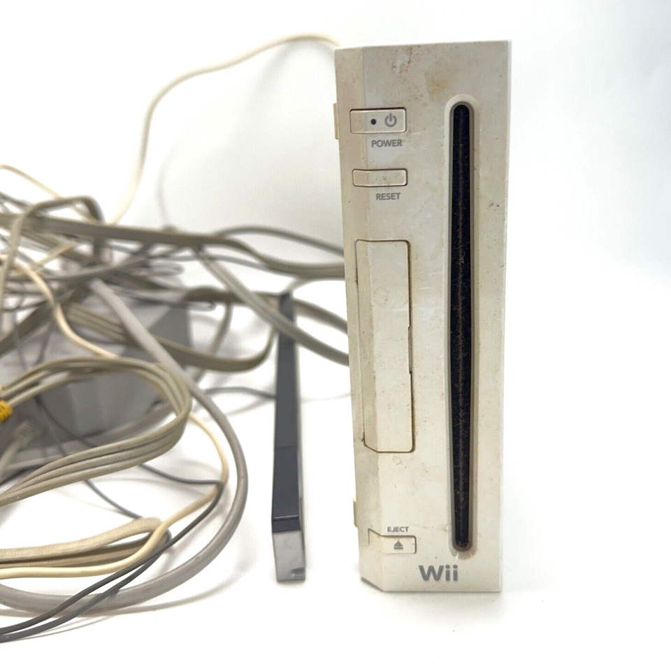 Nintendo Wii Model RVL-001 USA Game Console Bundle Super Smash W ...