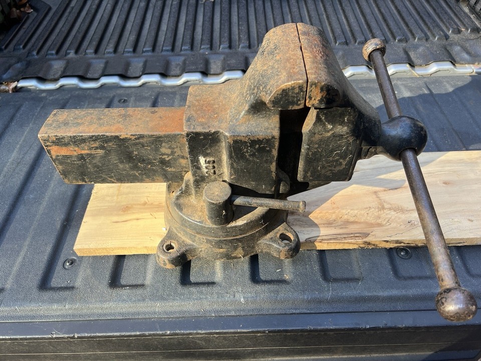 Vintage Reed MFG Co. Eerie PA USA Swivel Bench Vise No. 205 W/5" Jaws ...