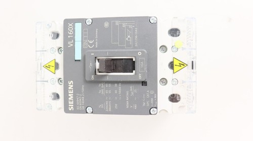 Siemens VL 160X Circuit Breaker 3VL1796-1DA33-0AA0 16A + 8US1211-4SL01 ...