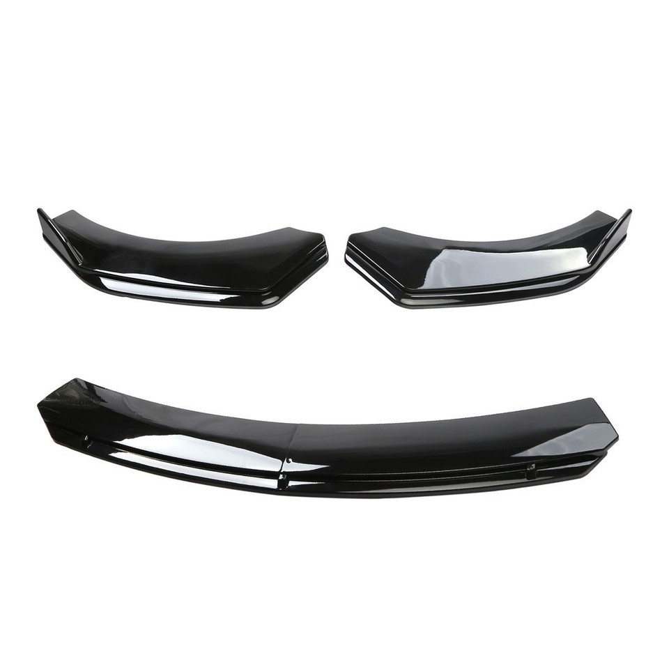 For Ford Explorer ST 4pcs Front Bumper Lip Spoiler Splitter Kit Glossy ...