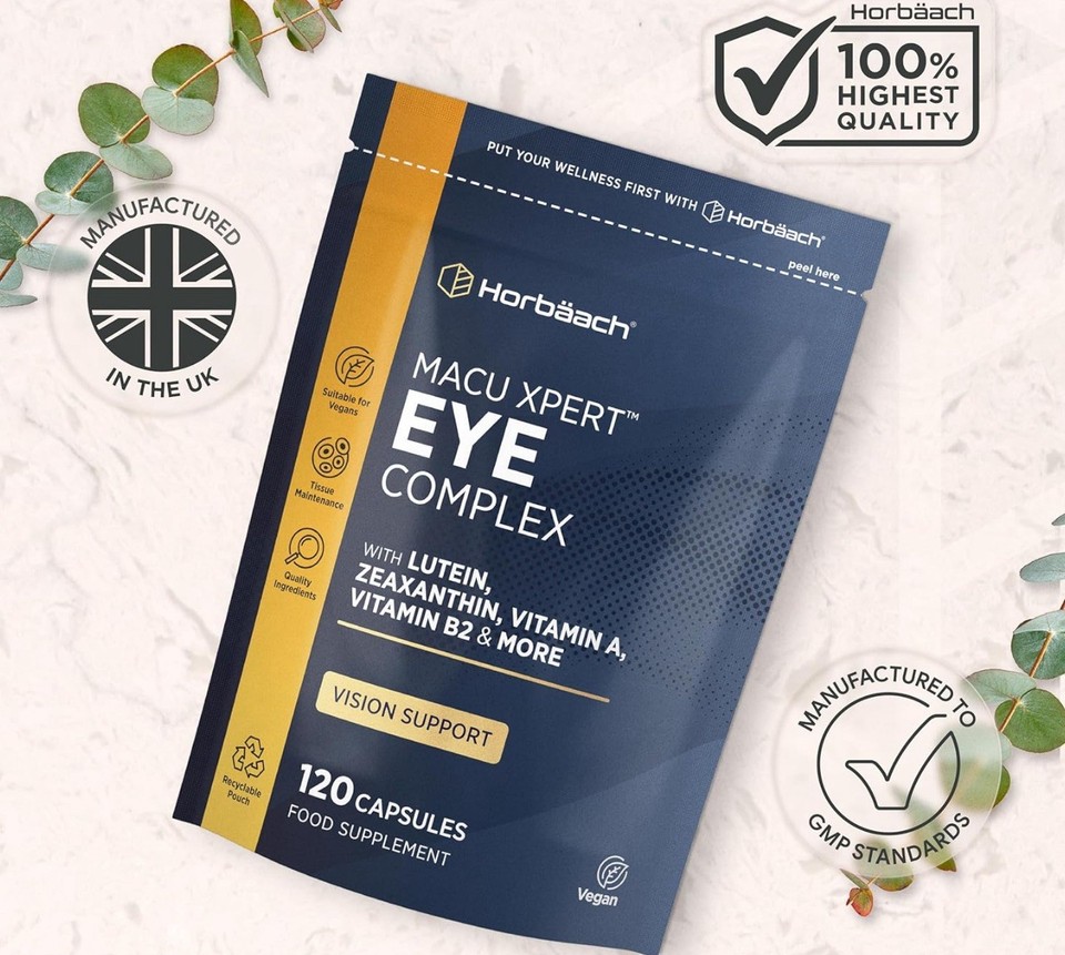 EYE VISION Health Macular Degeneration LUTEIN Zeaxanthin 60mg - Tablets ...