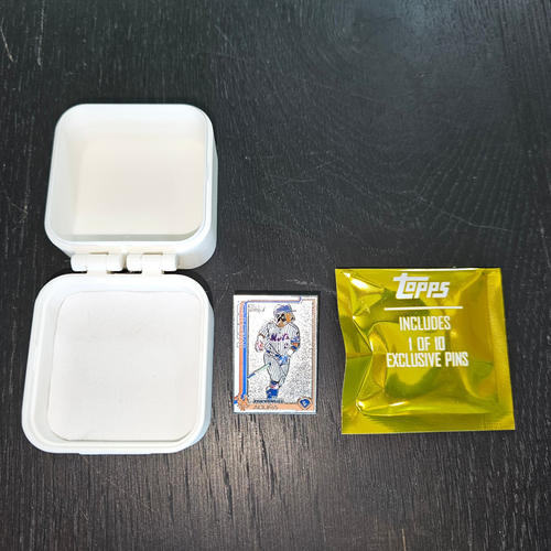 Luis Angel Acuna Exclusive Pin Topps Super Box with 3D Printed Case and ...