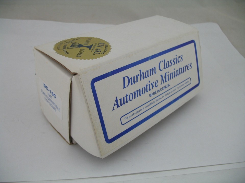 Durham Classics 1:43 Model DC-15C: 1941 Chevrolet Convertible, Top Down ...