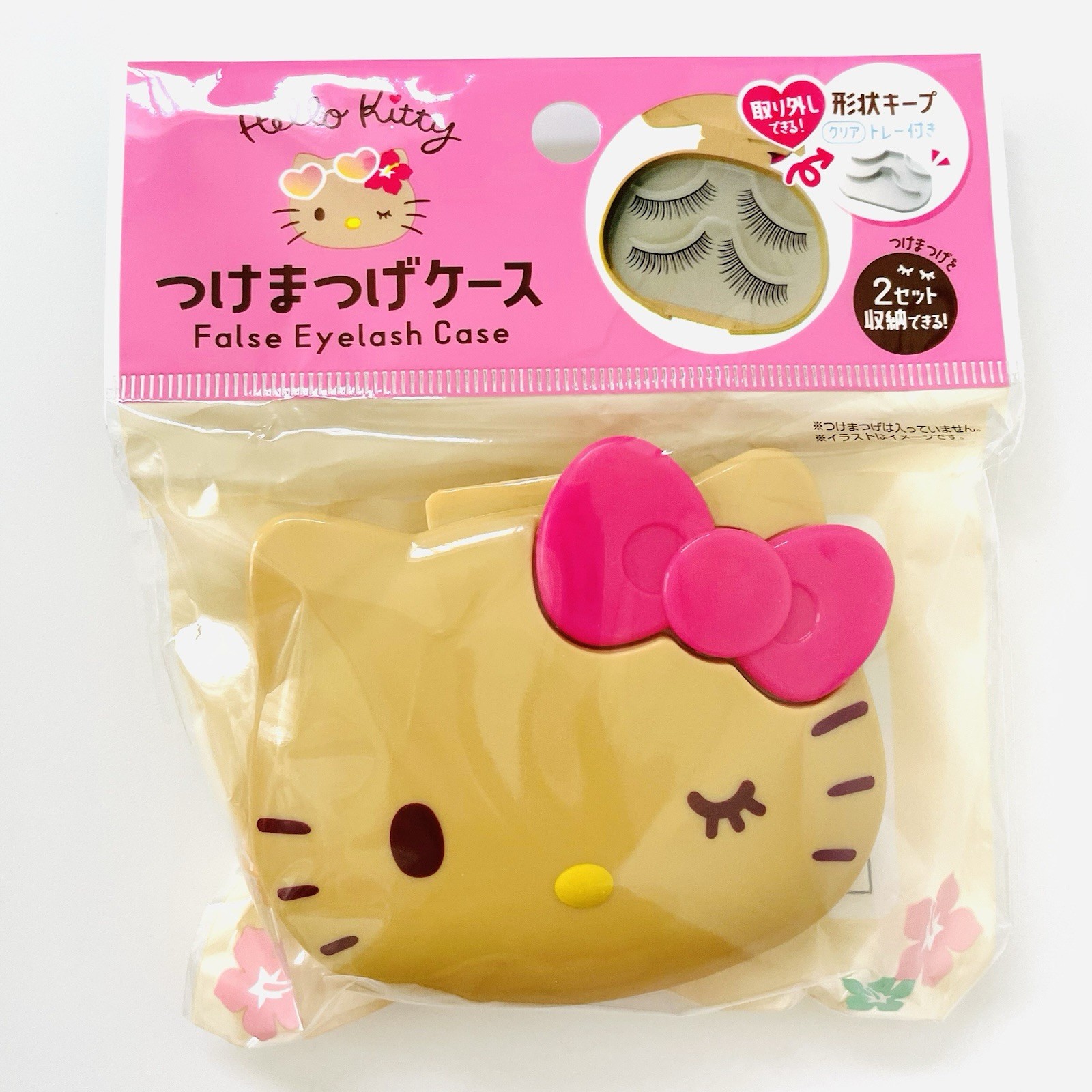 Sanrio Tanned Gal Hello Kitty False eyelashes Case Vertical Case Pouch ...