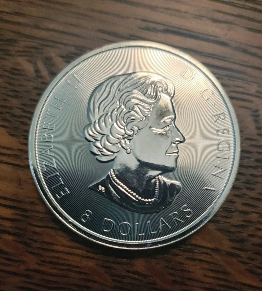 1996 Canada Elizabeth II Silver 8 Dollar Coin 1.5 Oz 9999 | eBay