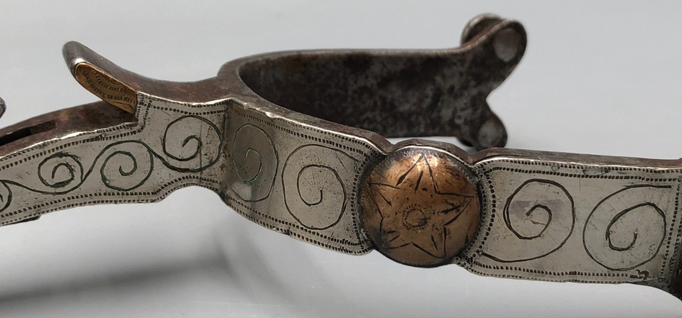 Old Pair Hand Forged Spurs - Likely Walla Walla Prison | eBay