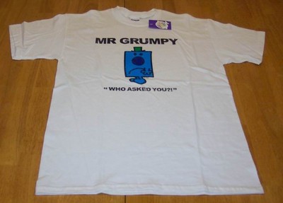 VINTAGE Mr. Men MR. GRUMPY T-Shirt SMALL NEW w/ tag | eBay