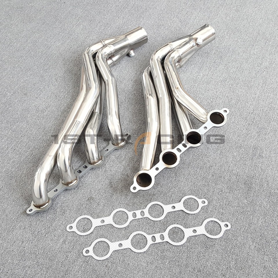 1 7/8" LS Longtube Headers Conversion Swap Fit C10 Pickup Chevy GMC ...