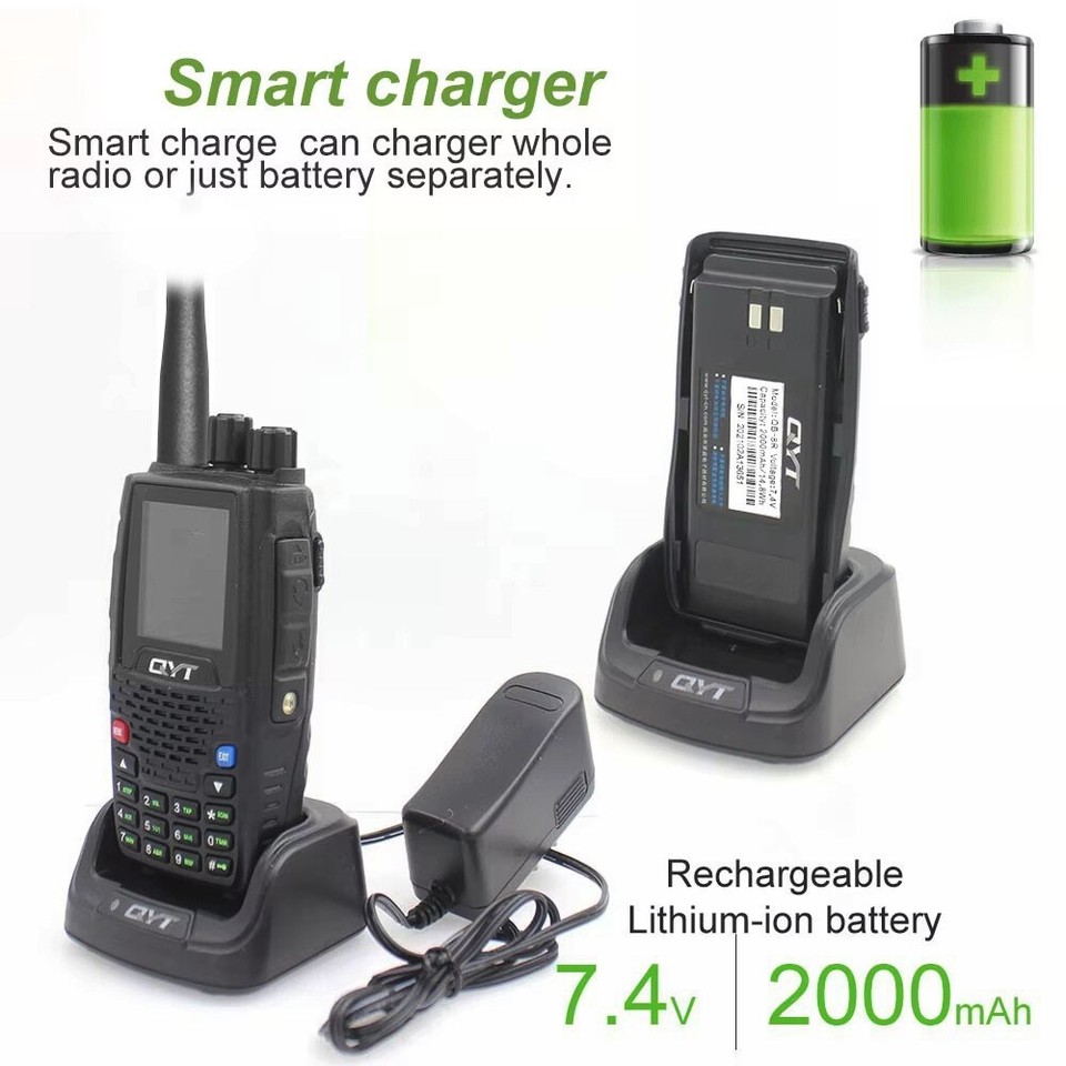 KT-A16 Air Band Transmitter 6W 10 NOAA Weather forecast Channels 2-Way ...