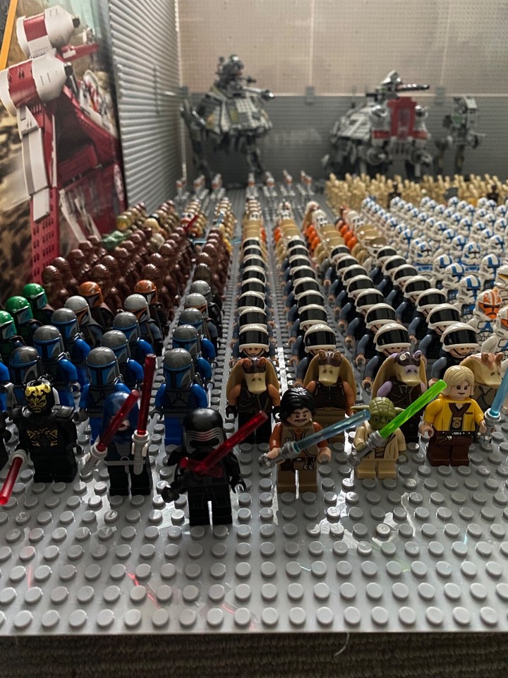 Lot of 2 Star Wars LEGO Minifigures Clone Trooper Stormtrooper Minifigs ...