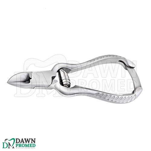 Toe Nail Cutter Barrel Spring 4.5" Ingrown Nail Nipper Clipper Locking ...