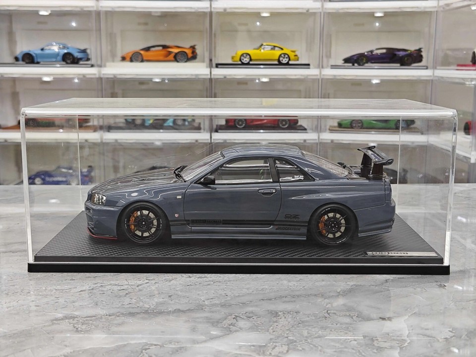 IG Nissan GTR BNR R34 TOP SECRET Car Model 1:18 | eBay