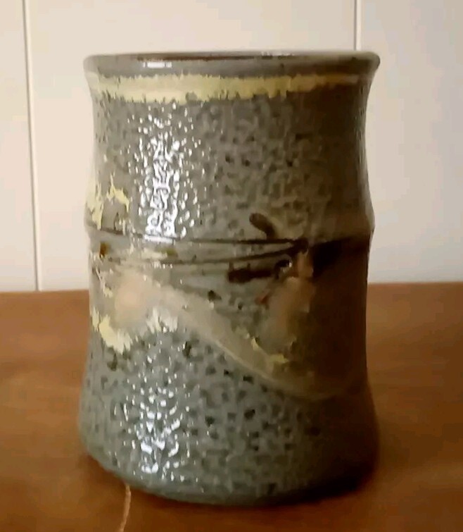 Barbieri Art Pottery Abstract Design Gray Vessel/Vase Signed | eBay UK