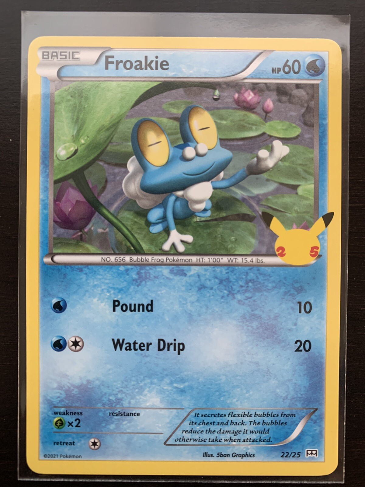 Froakie 22/25 Non Holo Pokemon 2021 McDonald’s 25th Anniversary Card | eBay