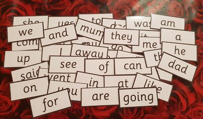 RECEPTION WORDS -FLASH CARDS - HOME/CLASS -READ/WRITE/SPELL-SCHOOL ...