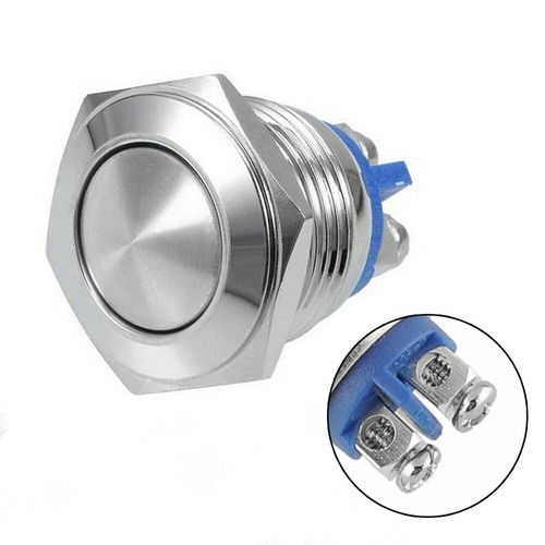 Werkstatt Drucktaster Schalter Taster 12V Messing vernickelt DC f r ...