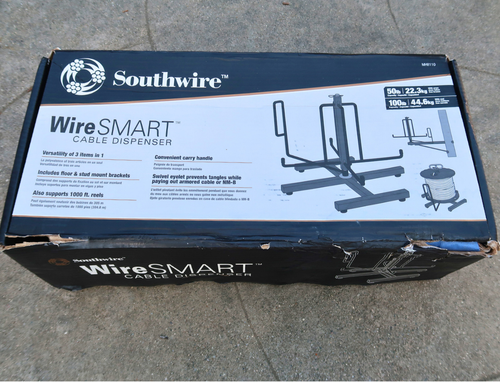Open Box Southwire MH8110 Wire Smart Cable Dispenser - Floor or Stud ...