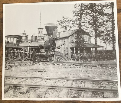 Book Clipping Photo City Point Locomotive Troop Transport Civil War ...
