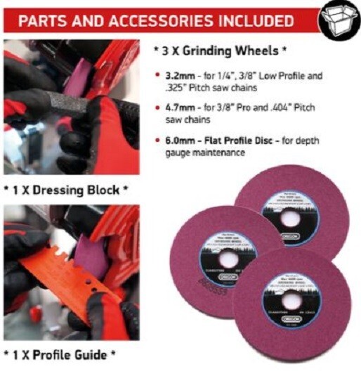 Oregon 410-120 Compact Professional Chainsaw Chain Sharpener Grinder | eBay