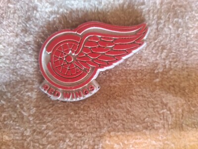 Detroit Red Wings Vintage NHL Hockey Rubber Team Logo Standing Board ...