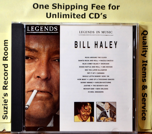 CD Bill Haley Legends in Music UK Issue NICE VG+ Rock Around the Clock ...
