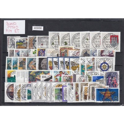 Set 1992, Mich.-No.: 1582-1644 Stamped Complete LUXURY PLUS Centric ...