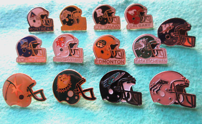 CFL Football Helmet Teams & Expansion Teams Lapel Pin Choice U Pick | eBay