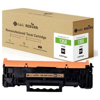 G&G 21256 Toner sostituisce HP 135X Compatibile Nero 2400 pagine Reborn ...