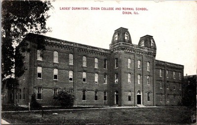 IL, DIXON - College and Normal School, Ladies Dormitory postcard | eBay