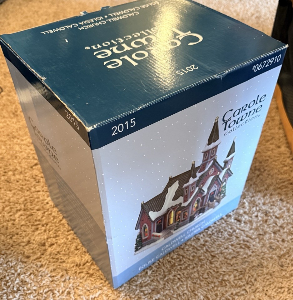 Christmas Village 2015 Carole Towne Collection Caldwell Church 0672910 ...