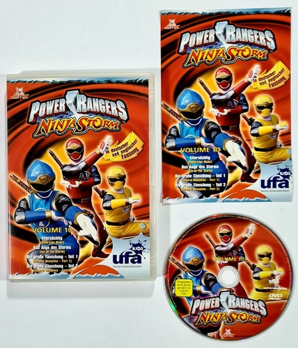 Jetix DVD Power Rangers Ninja Storm 10 German Super Hero Packaging ...
